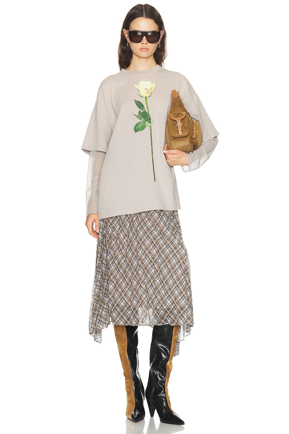 ACNE STUDIOS Edra Double Graphic Top